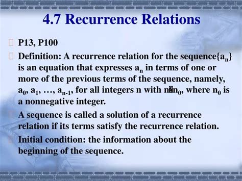 PPT Solving Recurrence Relations Using Characteristic Roots PowerPoint Presentation ID