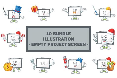 Empty Project Screen Bundle Graphic By KongVector Creative Fabrica
