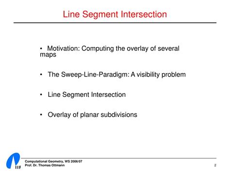 Ppt Line Segment Intersection Powerpoint Presentation Free Download