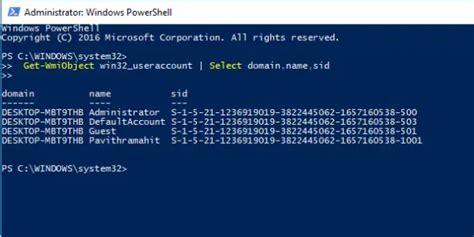 how to find security identifier sid of any user in windows 11 10