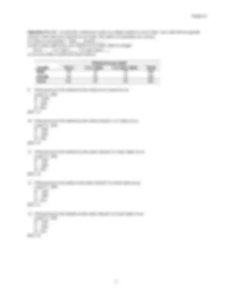 Test Bank For Statistics Chapter Basic Probability Question And Answers