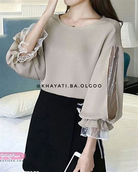 مدل آستین شومیز فانتزی و توری شیک Ladies Tops Fashion Fashion Tops