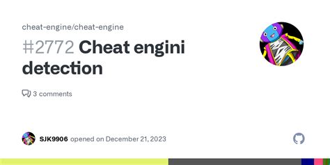 cheat engini detection · issue 2772 · cheat engine cheat engine · github