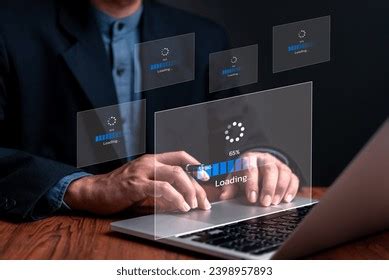 Status Bar Computer Over Royalty Free Licensable Stock Photos