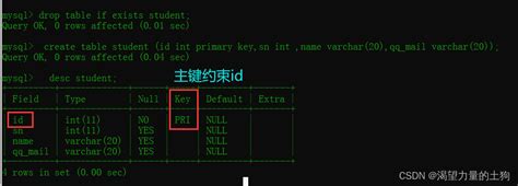 mysql数据库（数据库约束） 数据库 not null csdn博客
