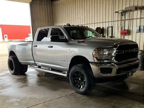 2022 Ram 3500 With 20x10 18 Fuel Blitz D673 And 35 12 5r20 Milestar Patagonia Xt And Leveling