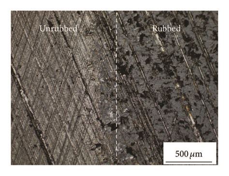 Optical Micrographs Of Test Tracks On The Cylinder Liner Segment Near Download Scientific