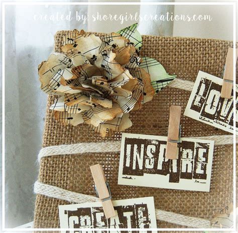 Shoregirl S Creations Stretched Burlap Canvas