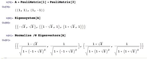 Quantum Mechanics Normalizing Eigenvectors Physics Stack Exchange