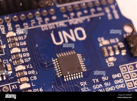 A Knock Off Arduino Uno Board Stock Photo Alamy