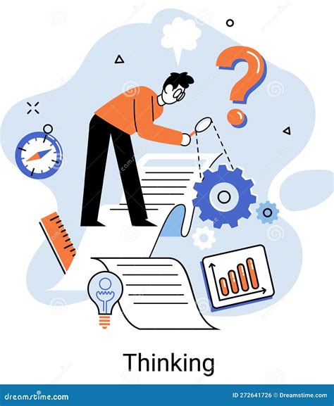 Problem Solving Concept Woman Wondering Or Thinking Planning Or