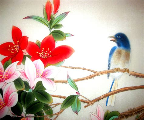 一声啼处满山红，宁晋工笔画《映山红》 搜狐大视野 搜狐新闻