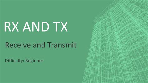 What Does Rx And Tx Mean In Computer Networking Youtube