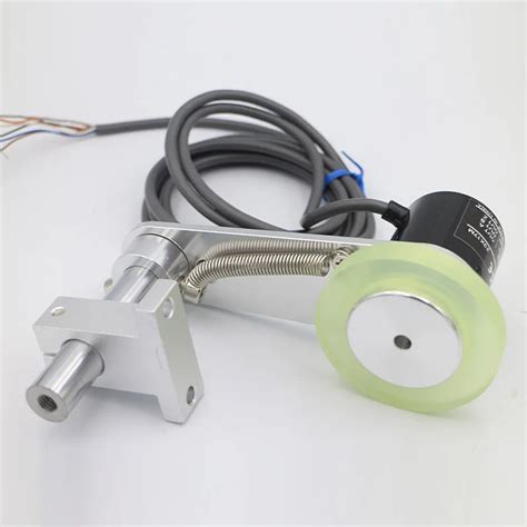 No Encoder Aluminum Silicone Industrial Encoder Wheel Meter Measuring