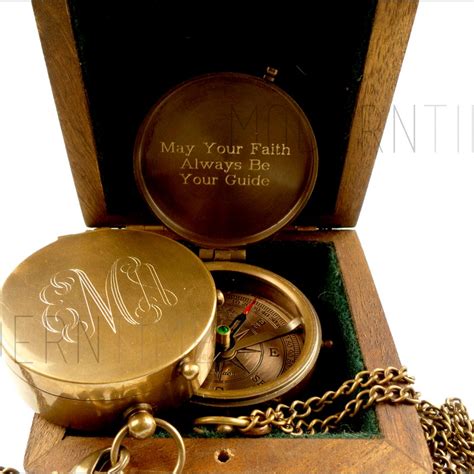 Personalized Compass Etsy