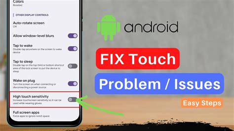 How To Fix Android Touch Screen Not Working (2022) - YouTube
