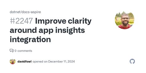 Improve Clarity Around App Insights Integration · Issue 2247 · Dotnet