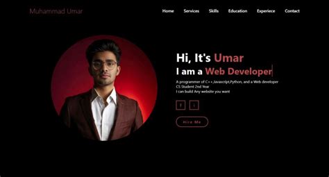 Webdevelopment Portfolio Github Techinnovation Codingjourney Muhammad Umar
