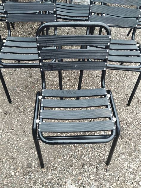 Алуминиеви столове Стол табуретка Мебели за дома и офиса Плевен 34 броя Много добро