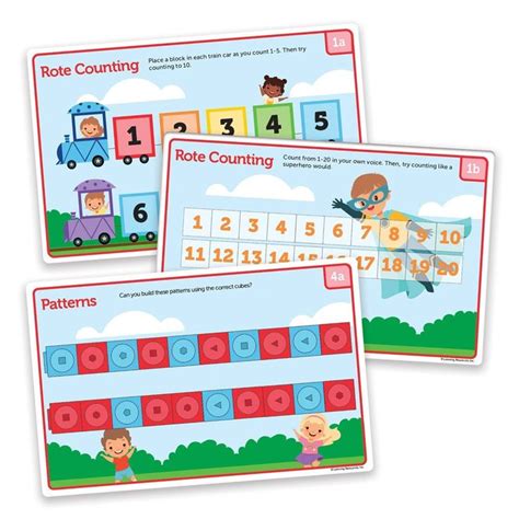 learning resources mathlink cube activity set preschool