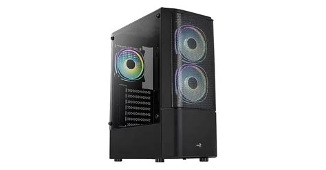 Aerocool Quantum Mesh V3 Black Tempered Glass Accm Pv3113311