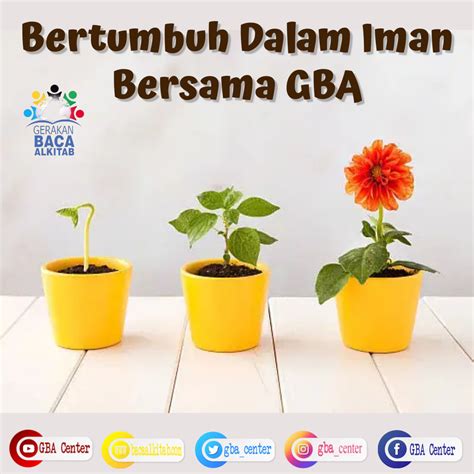 Bertumbuh Dalam Iman Bersama Gba Gerakan Baca Alkitab