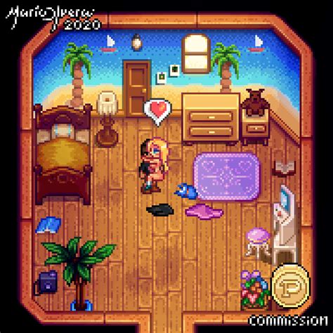 rule 34 animated haley stardew valley mayin pixel art standing sex