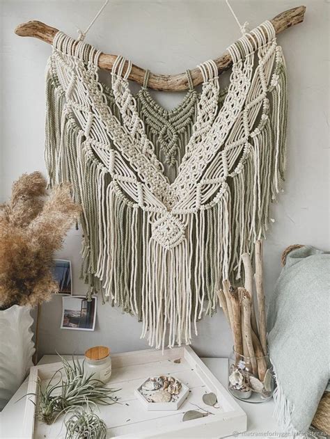 Панно макраме бохо сканди 67 70см в интернет магазине на Ярмарке Мастеров Панно макраме