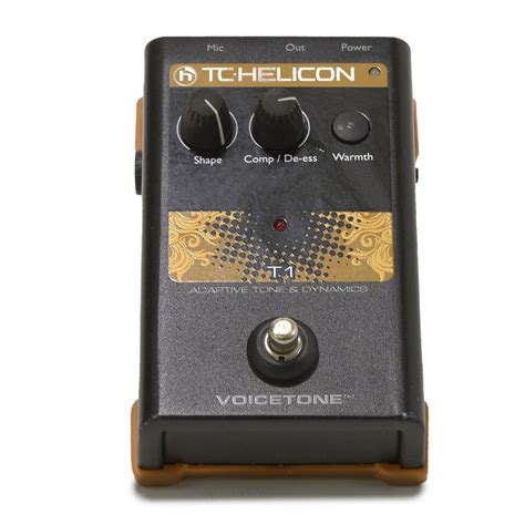Tc Helicon Voicetone T1 Eq And Dynamics Vocal Processor Secondhand At