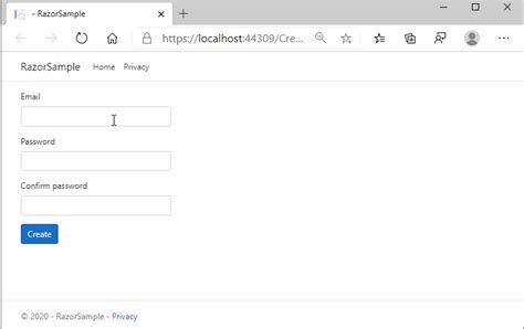 Core Razor Pages Return Error On Duplicate Name Stack