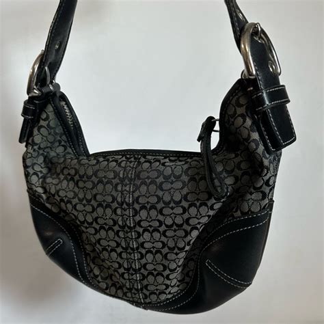 Coach Bags Coach Black Logo Shoulder Purse Poshmark