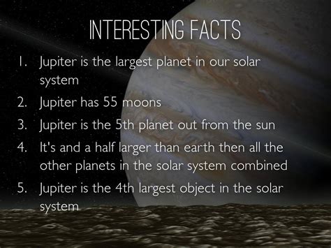 Jupiter Facts 10 Interesting Facts About Jupiter Facts About The