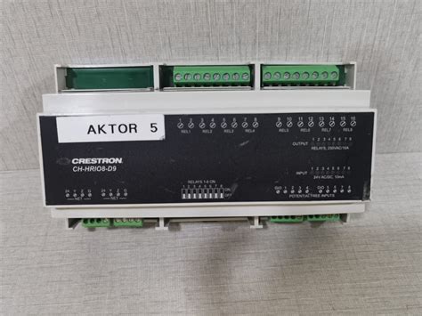 Used Crestron Ch Hrio8 D9 Relay Module Orbit Surplus