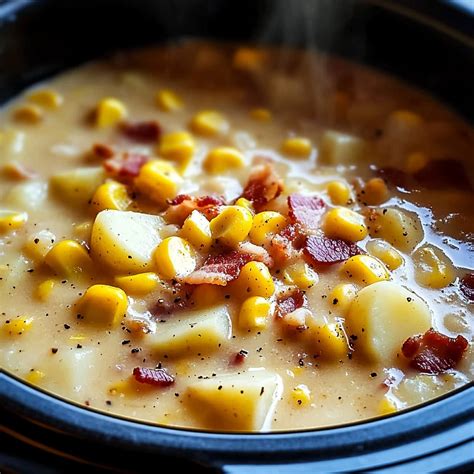 Slow Cooker Amish Corn Chowder Recipes Hub Slow Cooker Amish Corn Chowder Recipes Hub