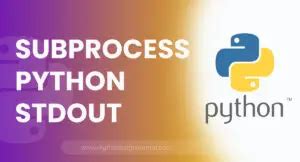 Python Subprocess Multiple Arguments Explained