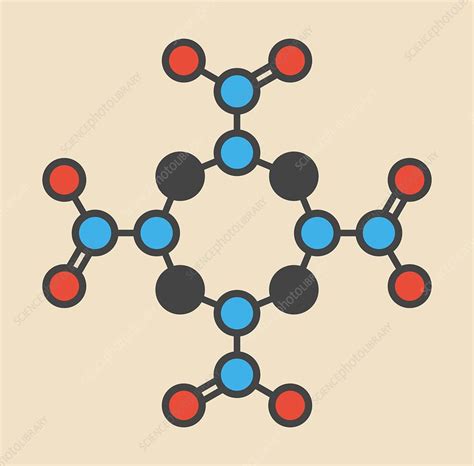 Hmx Octogen Explosive Molecule Stock Image F0126047 Science