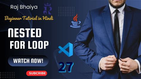 Java Tutorial In Hindi For Beginners Class 27 Nested For Loop In