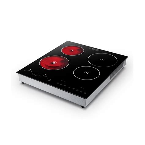 Wholesale Combined Double Induction Burner And Double Infrared Cooktop
