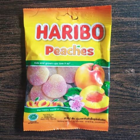 Jual Haribo Peaches Permen Jelly 80g Shopee Indonesia