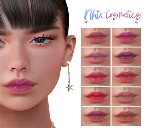 Second Life Marketplace Nhix Hd Lipstick Gloss 4 Fatpack Evo Evox