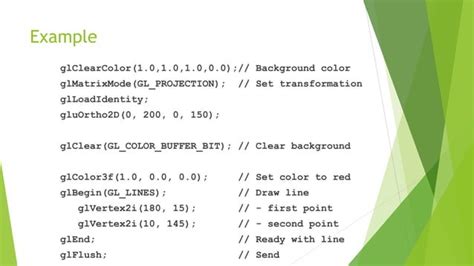 opengl basics for sample program 1 ppt