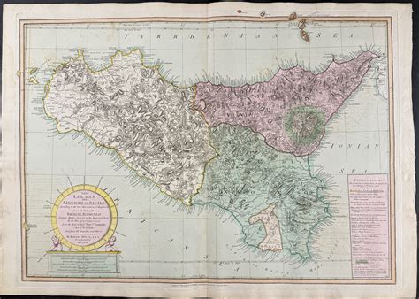 Kingdom Of Sicily Art Map