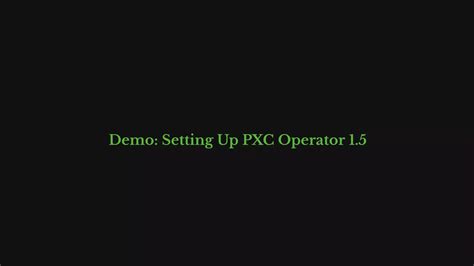 Kubernetes Operator For Mysql Ppt