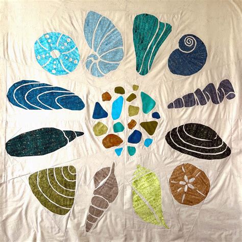 Shoreline Shells Quilt Pattern 12 Block Bundle Pdf Download