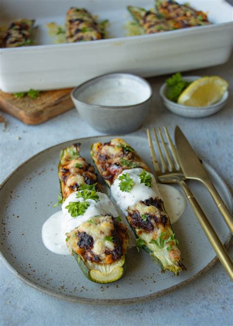 Gefüllte Zucchini Mit Hackfleisch Deichmadame De