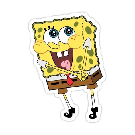 Spongebob Sticker Vinyl Decal Sticker For Laptops And More