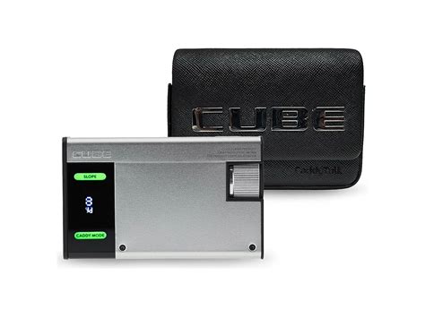 Caddytalk Cube Laser Rangefinder With Carry Pouch Golfonline