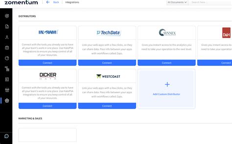 Custom Distributor Integration Support