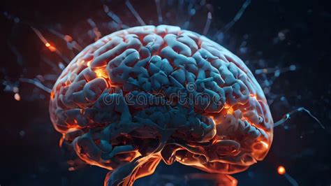 Exploring Human Brain Functionality Through Captivating Animated Footage Stock Footage Video