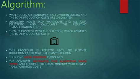Facility Location Problem For Semesterpptx